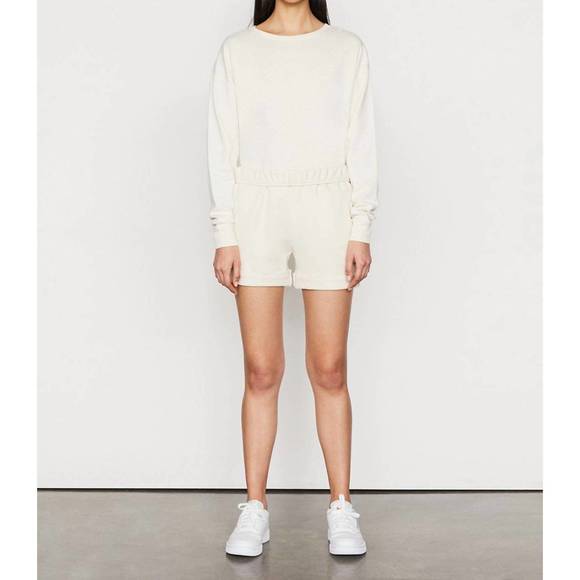 Frame Denim | Shorts | New Frame Rolled Up Short In Bone | Poshmark